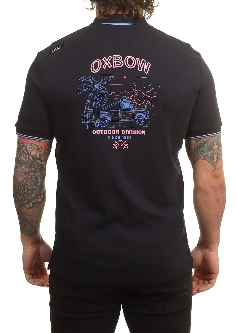 Oxbow Namil Polo Shirt Deep Marine
