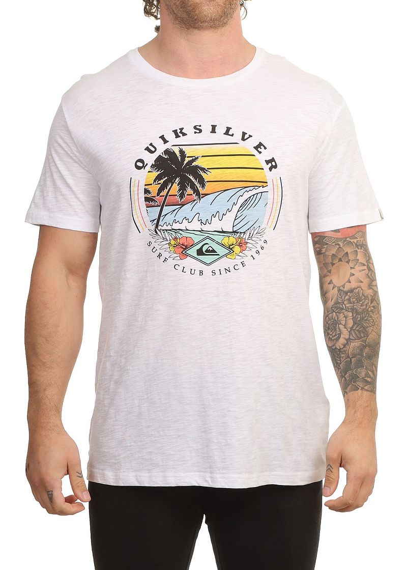Quiksilver Surf Club II Tee White