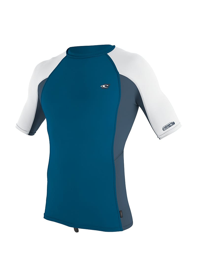 ONeill Premium Skins Rash Vest Ultra Blue/White